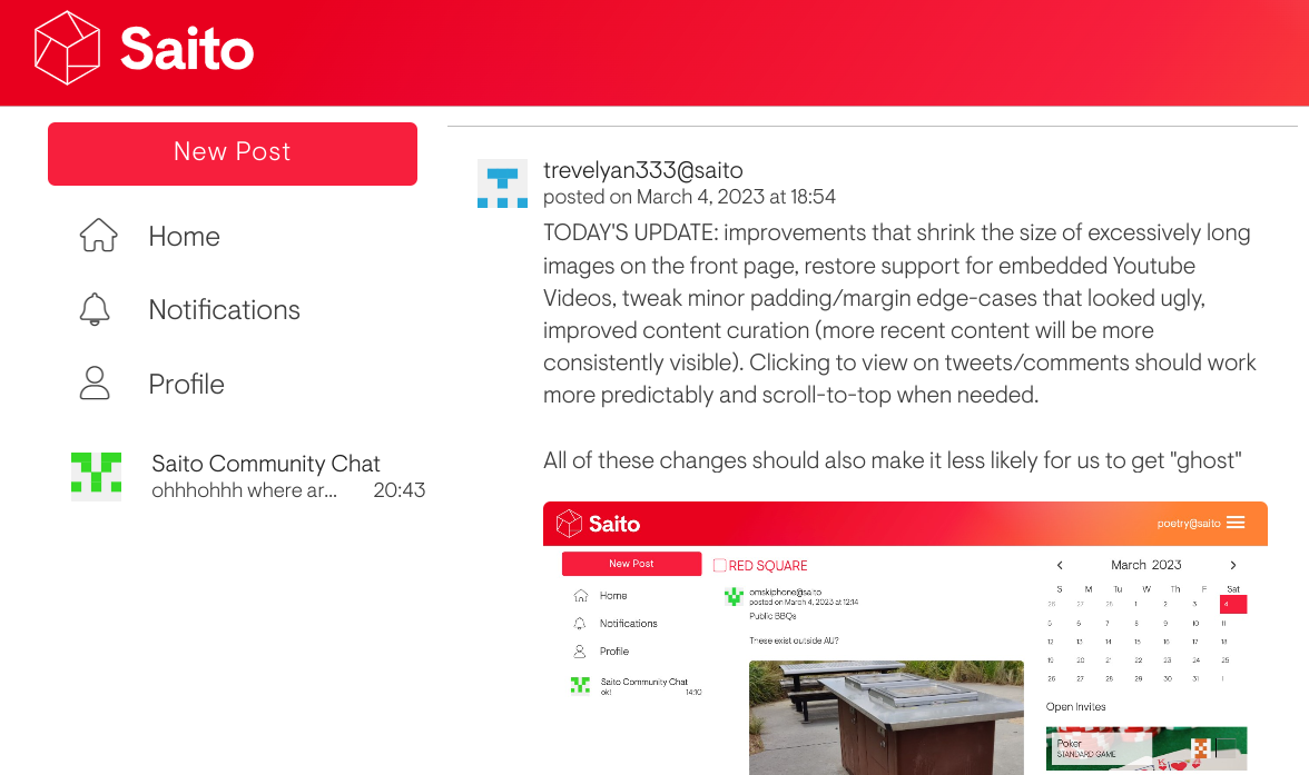 Saito Development Update - March 2023 - Saito